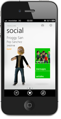 La nueva interfaz de Xbox 360, también para iPhone - AnaitGames
