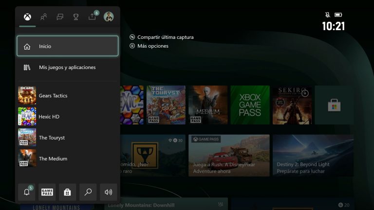 Así son los menús de Xbox Series X - Análisis en AnaitGames