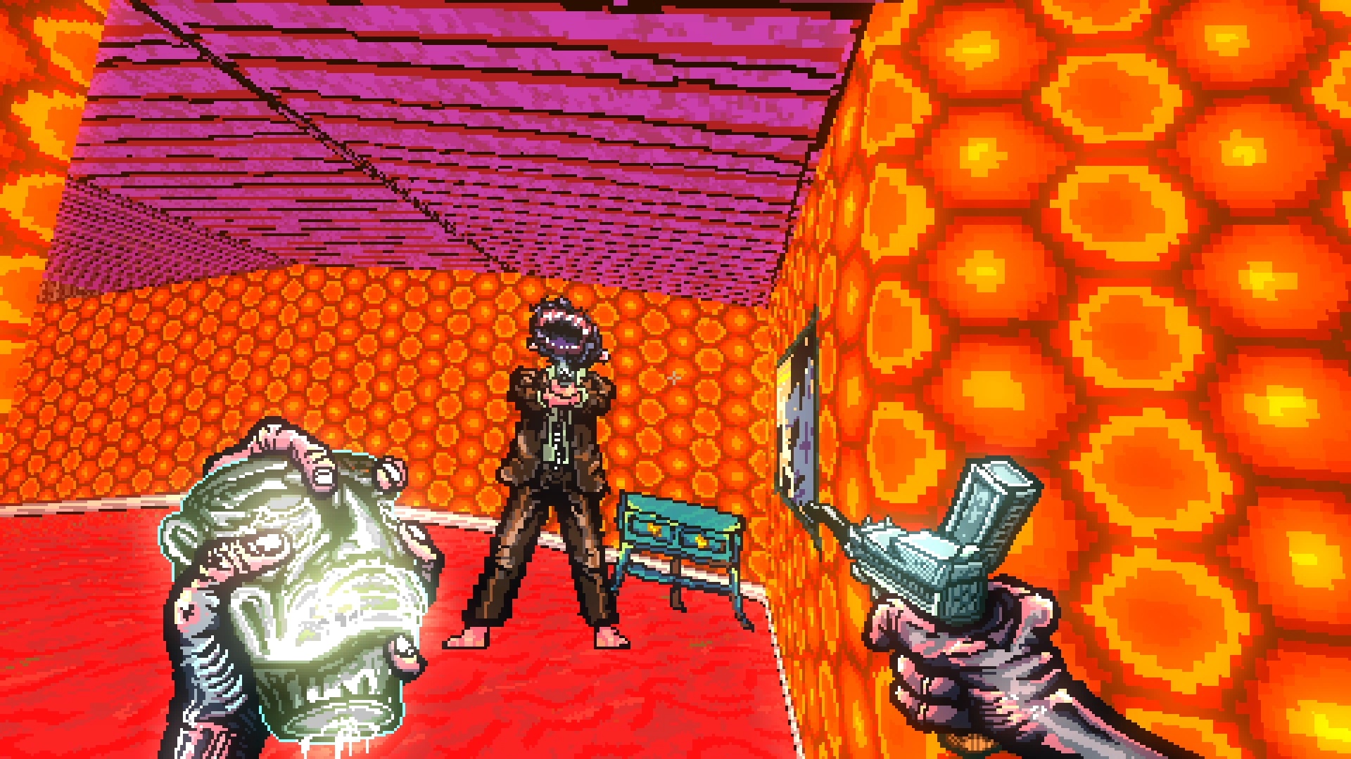 El lisérgico shooter roguelike Post Void se publicará en Switch y ...